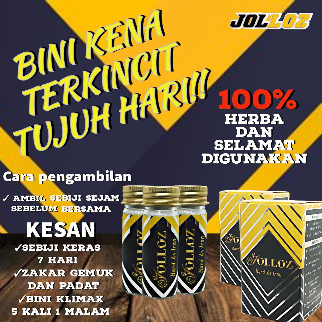 Jolloz Hard As Iron Ubat Kuat Lelaki Paling Berkesan - Ubat Kuat