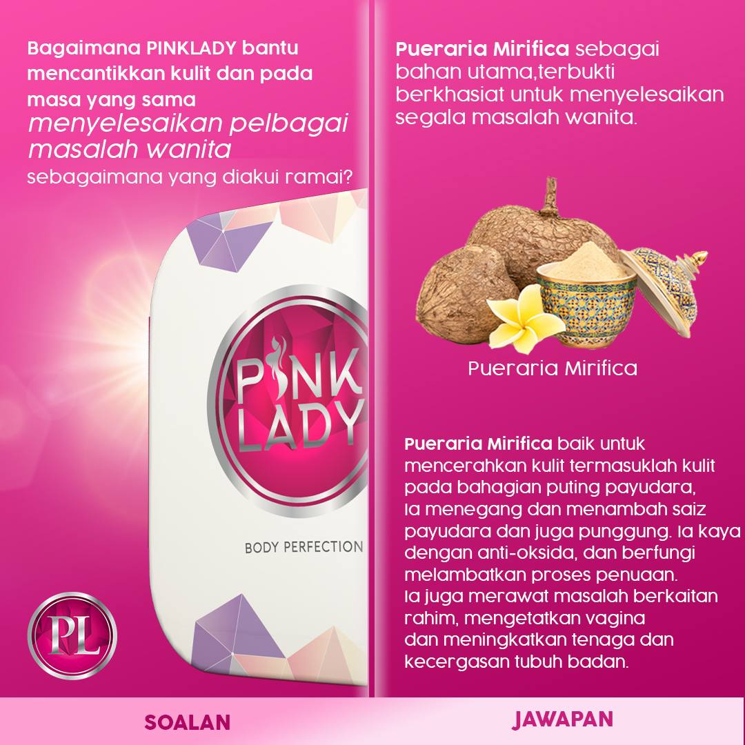 Pink Lady Body Perfection 100% Original HQ Untuk Kesihatan Wanita ...