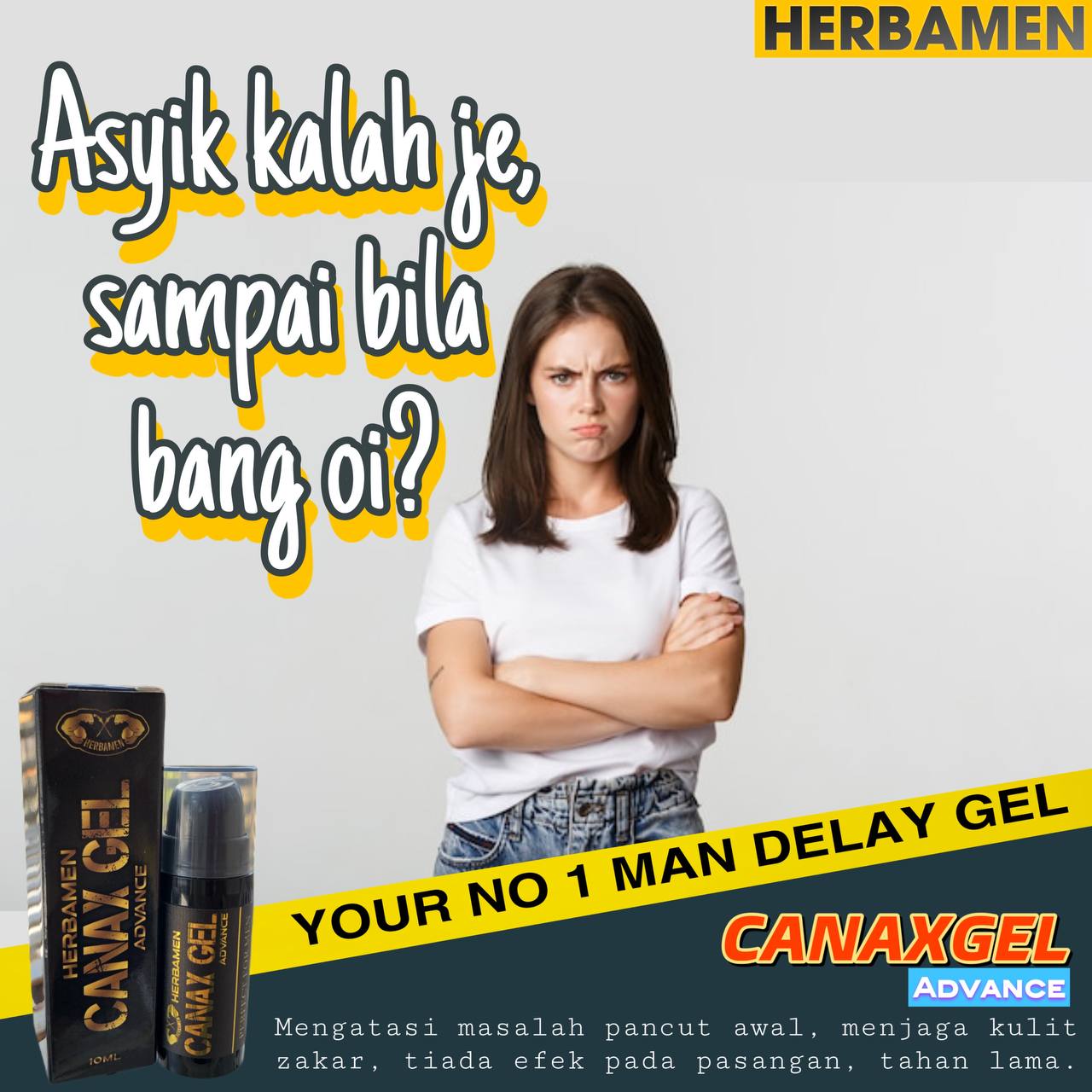 Canax Gel Tahan Lama - Ubat Kuat